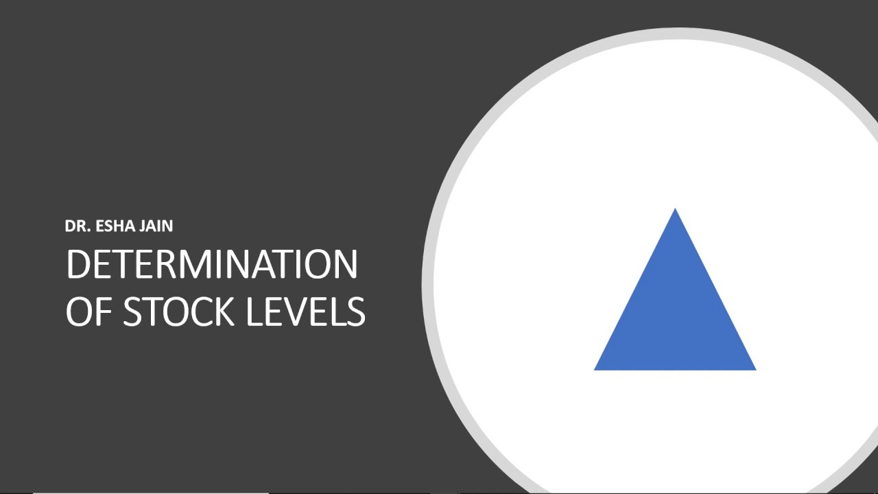 2. Determination of Stock Levels - YouTube