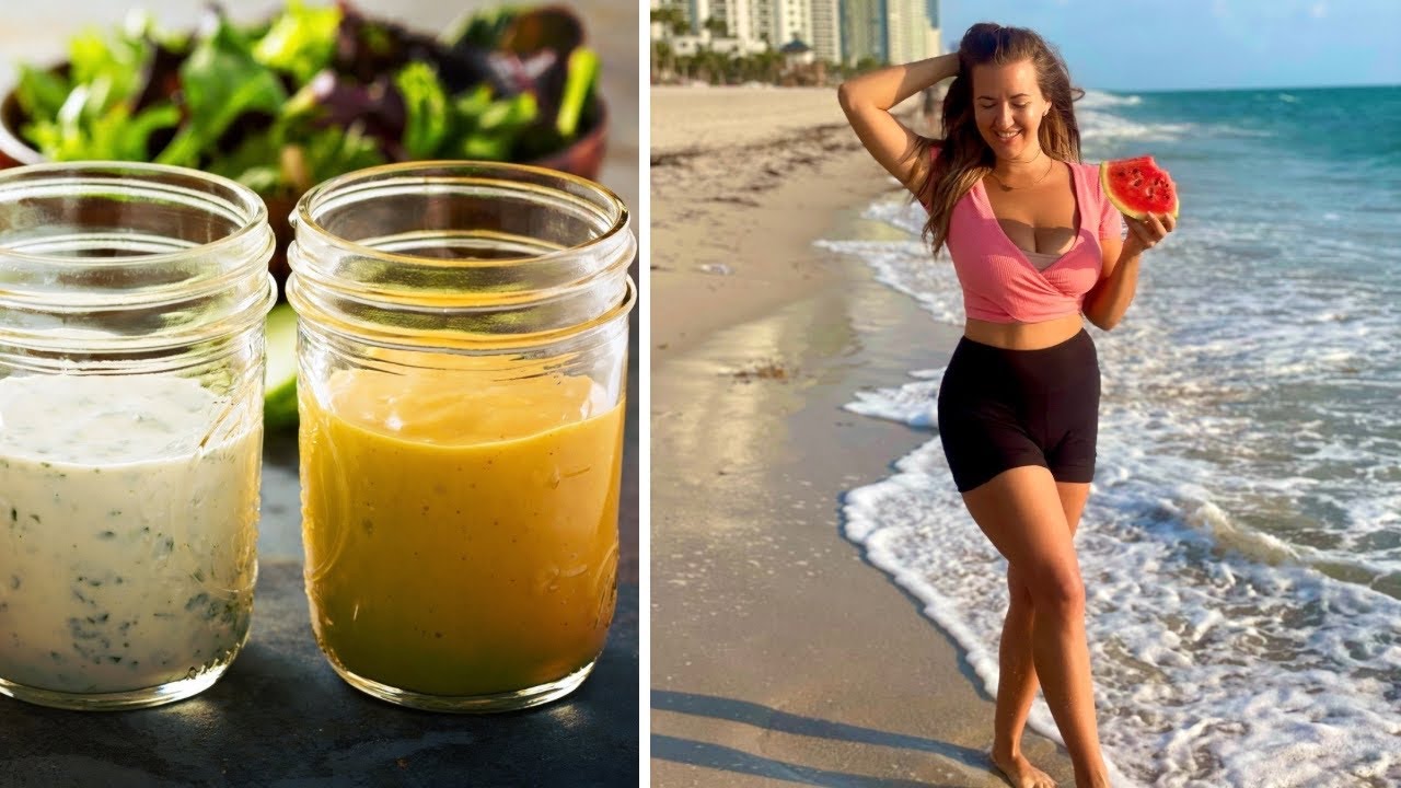 TWO Quick & Easy Raw Vegan Dressings! - YouTube