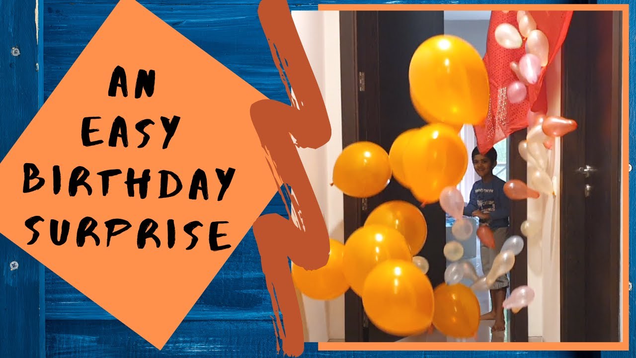 A Small Birthday Surprise For Kids - YouTube