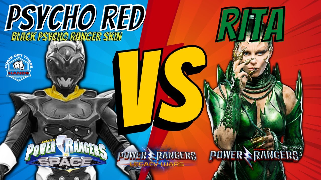 Power Rangers Legacy Wars | Psycho Red Ranger Black Psycho Ranger Skin ...