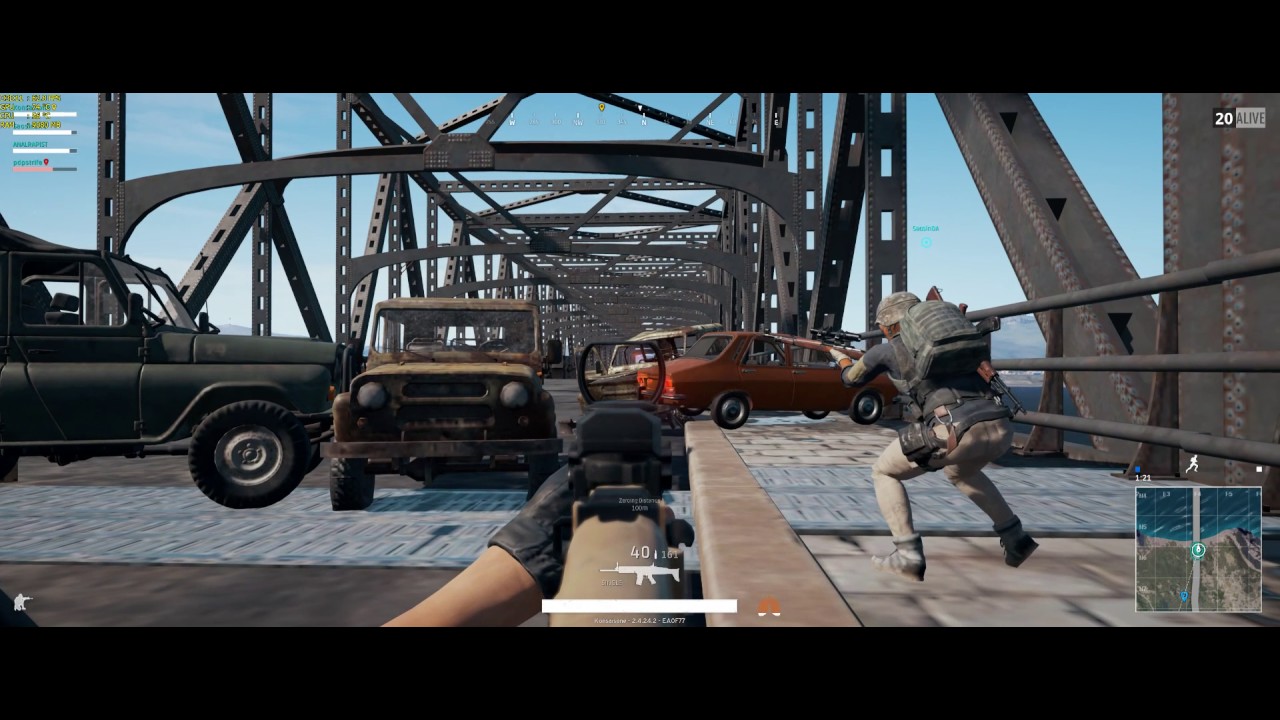 PUBG Road Block Military Base Bridge - YouTube