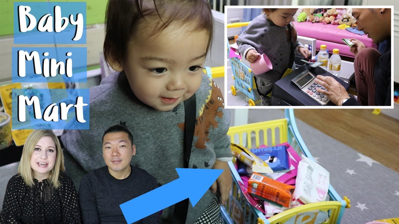 Making a mini supermarket for our toddler - YouTube