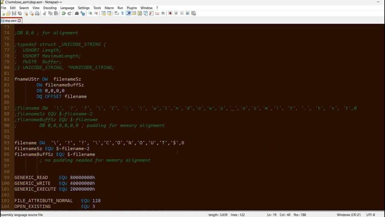Writing to Windows console in 64bit assembly language using SYSCALL - YouTube