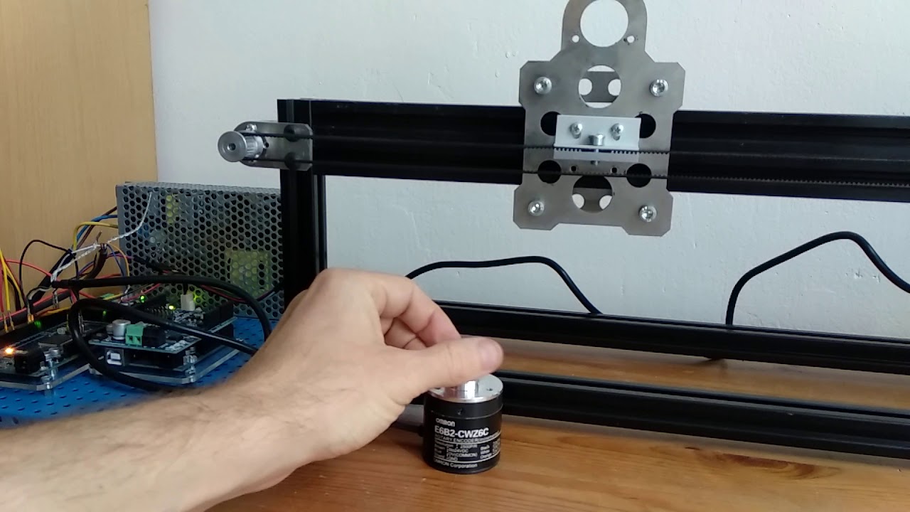 Cart position control with PID - YouTube