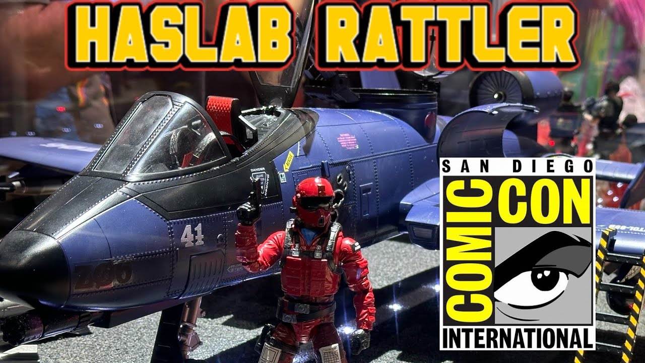 HasLab Rattler SDCC Display! Take a look at Hasbro Pulse booth display ...