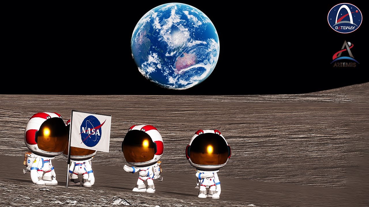 KSP RSS: Landing on the Moon with Realistic Gravity (Principia) - Part ...