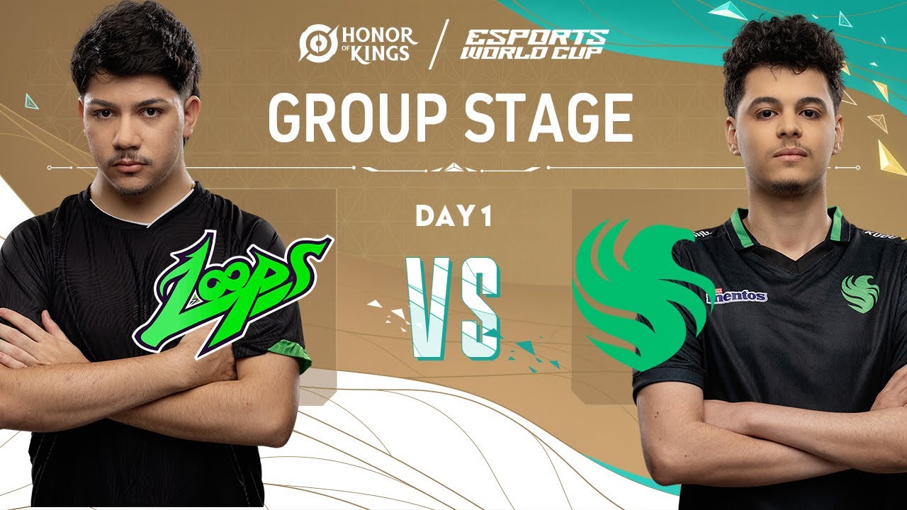 Loops vs. Team Falcons - HoK x EWC - Day 1 - Group Stage - YouTube