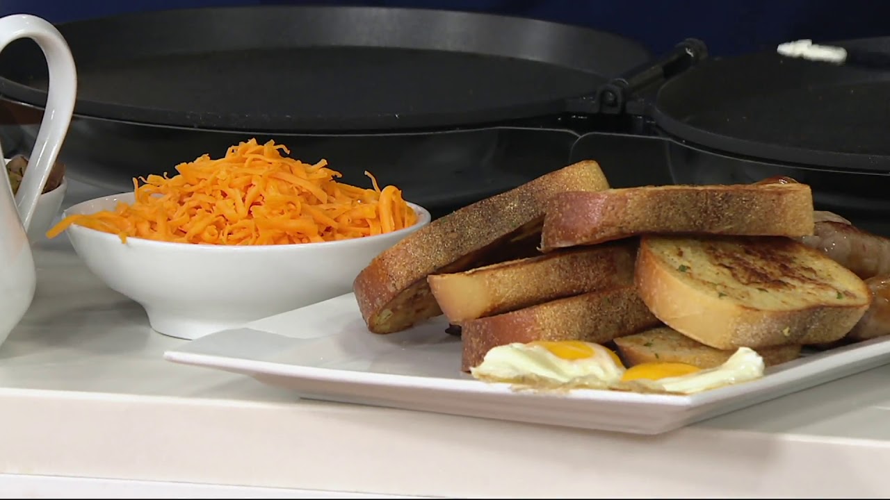 Cook's Essentials Dual Skillet w/ Temperature Control on QVC - YouTube