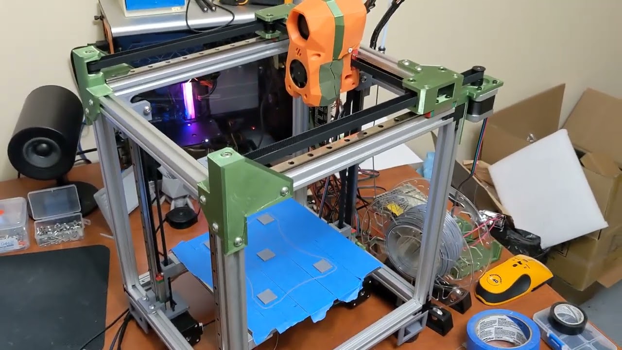 Building a H-Bot 3D Printer - SimpleCube Ultra - Episode 4 Z Update and ...