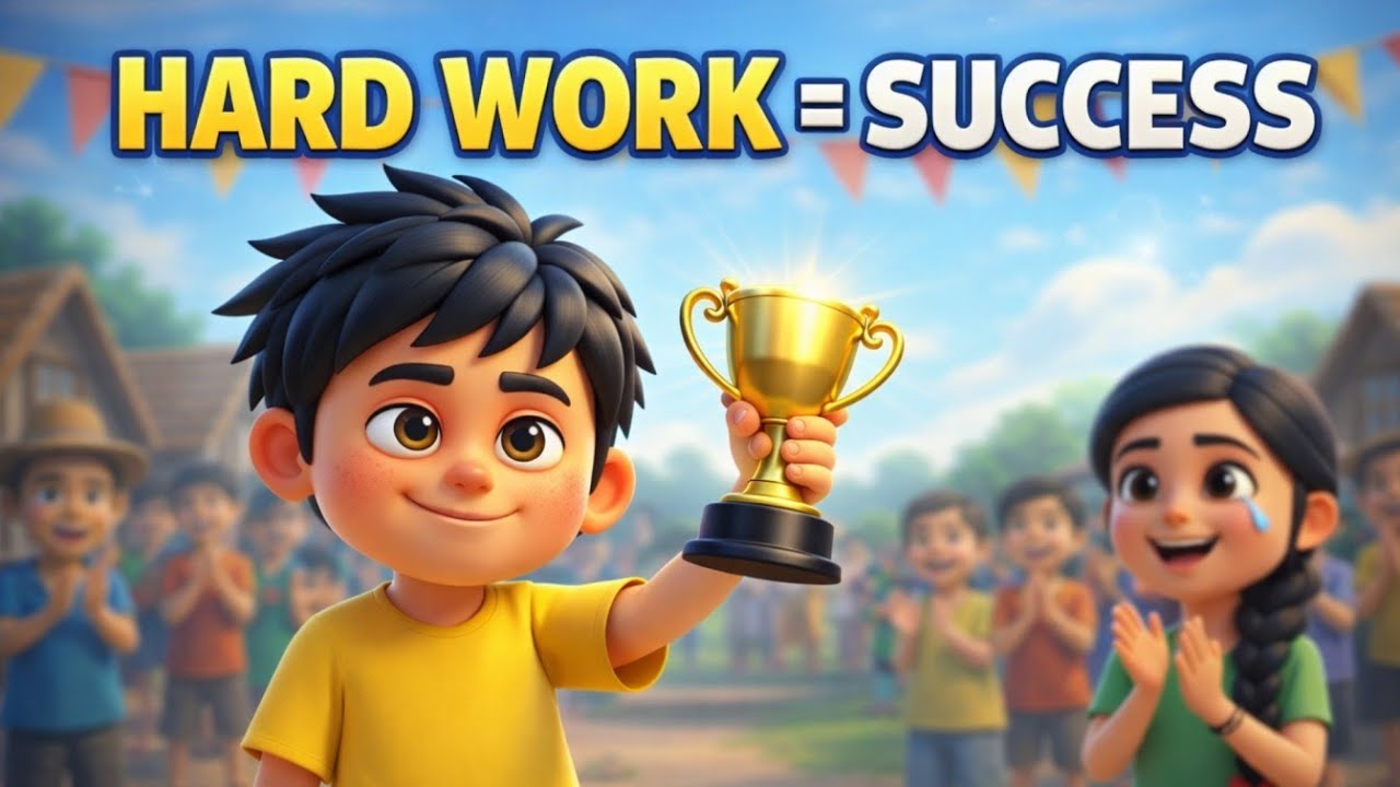 The Magic of Hard Work | Moral Story for Kids | Bedtime Story in ...