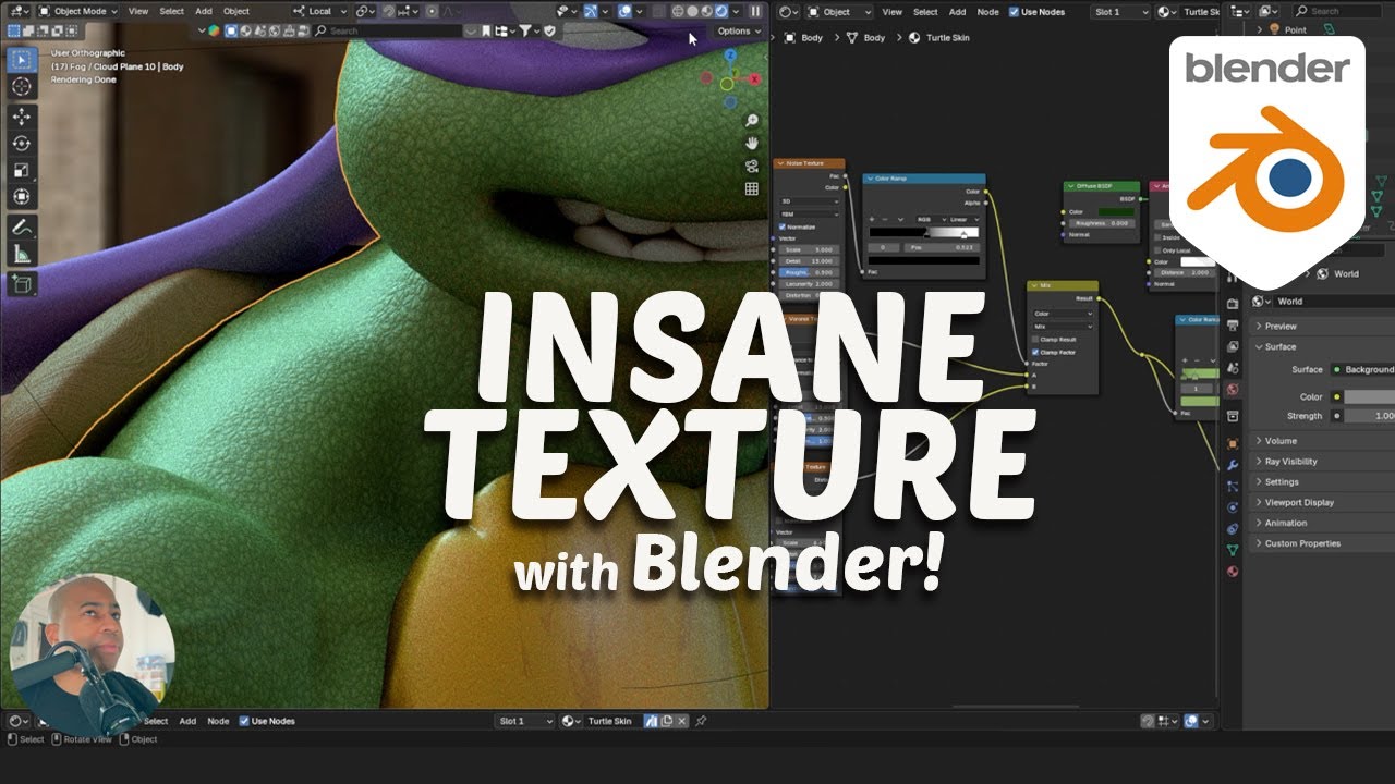 Insane Textures in Blender! How I learned Nodes on YouTube - YouTube
