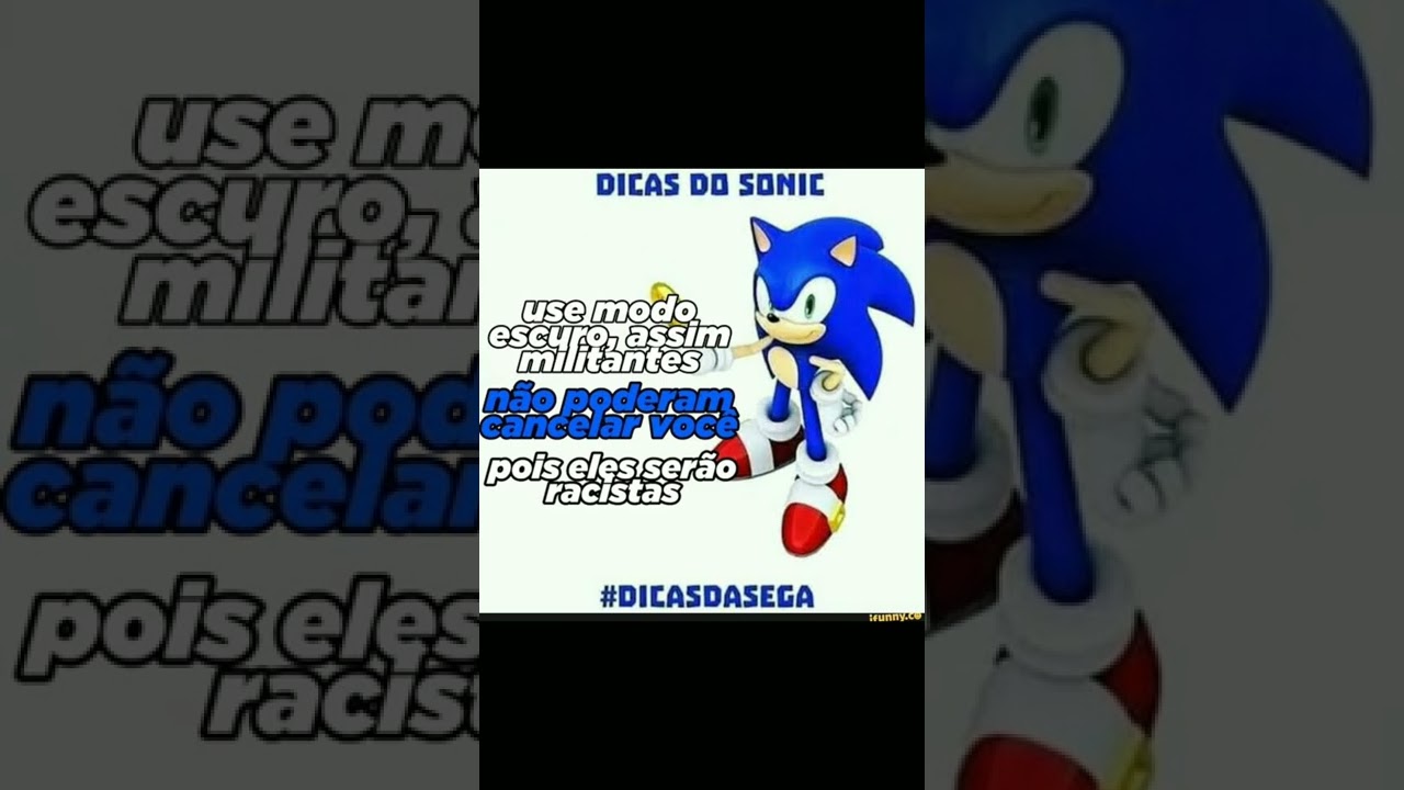 Meme das Dicas do Sonic - YouTube