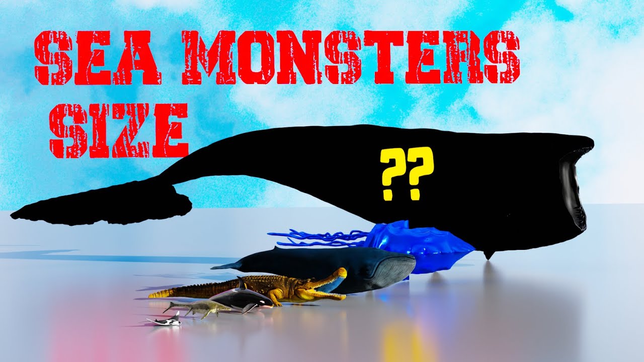 3D Sea Monster | Bloop Vs Blue Whale - YouTube