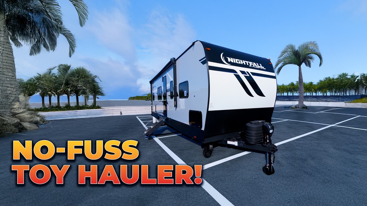 A Toy Hauler that's EASY & EFFICIENT! 2025 Forest River Nightfall 27N ...