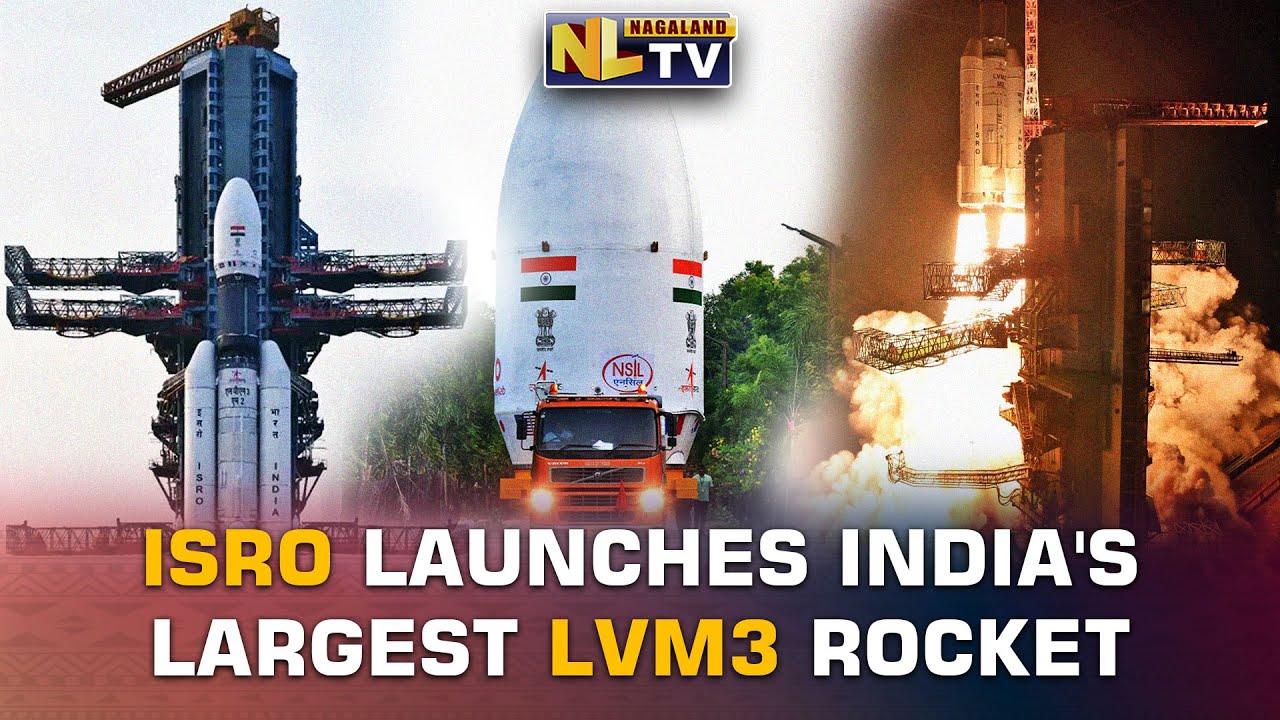 ISRO LAUNCHES INDIA'S LARGEST LVM3 ROCKET WITH 36 SATELLITES - YouTube