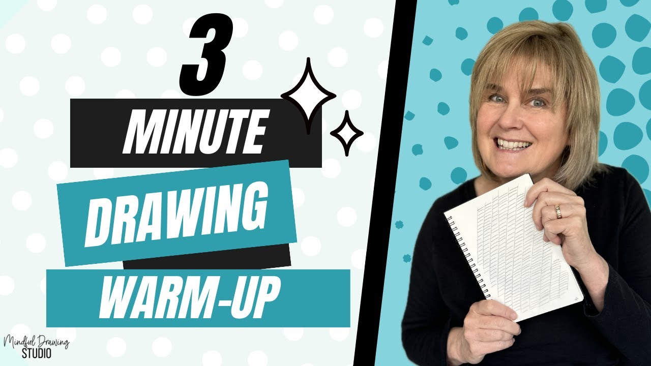 Calm Your Mind & Improve Your Drawing • 3 Min. Easy Drawing Warm Up ...