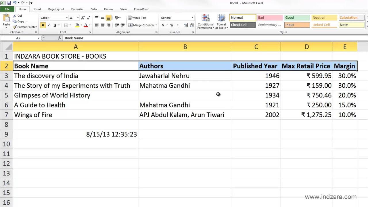 Useful Excel for Beginners - Chapter 4 Lesson 2 - Formatting Bold Italics Underline - YouTube