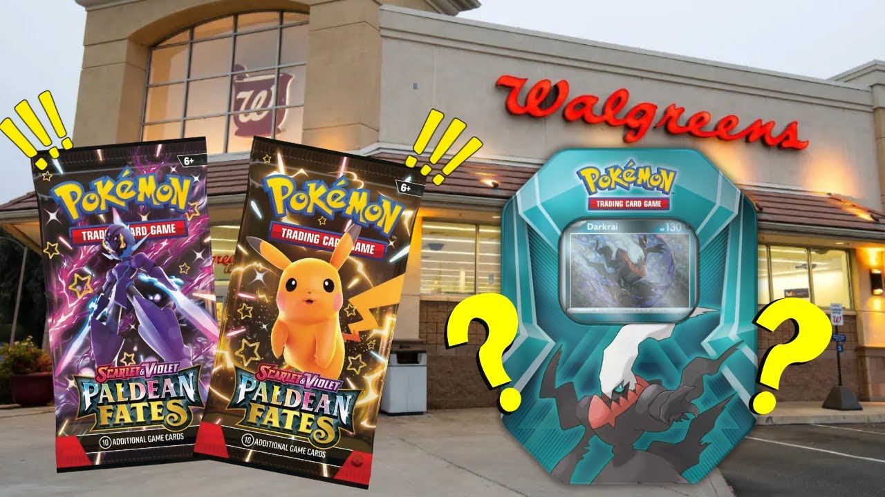 Pokemon Cards at Walgreens, What's this Darkrai Tin?!? - YouTube