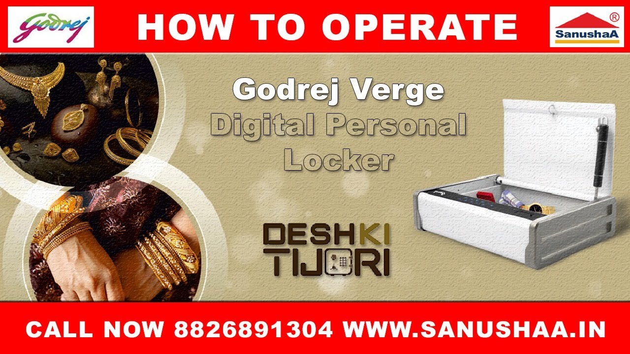 Godrej Verge Digital Locker | Tijori | Godrej Home Locker | Safety ...