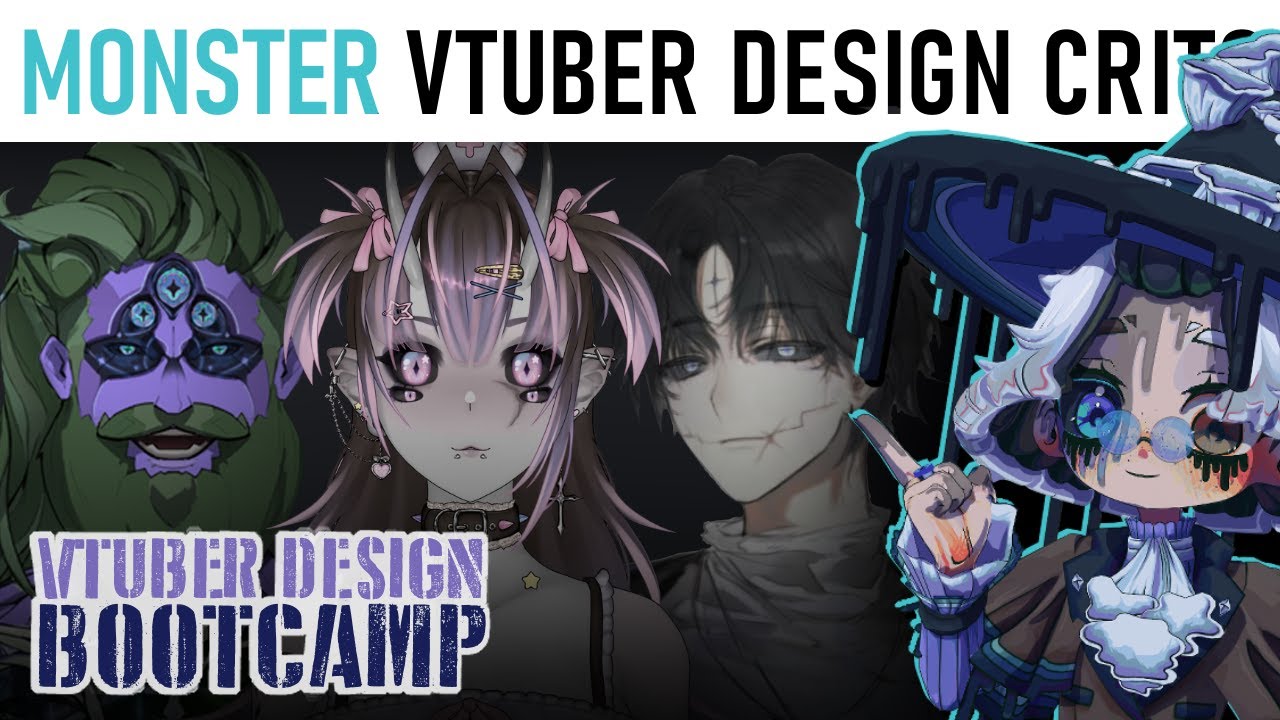 👻 Halloween in March?: MONSTER Vtuber Design Critiques 🎨 - YouTube