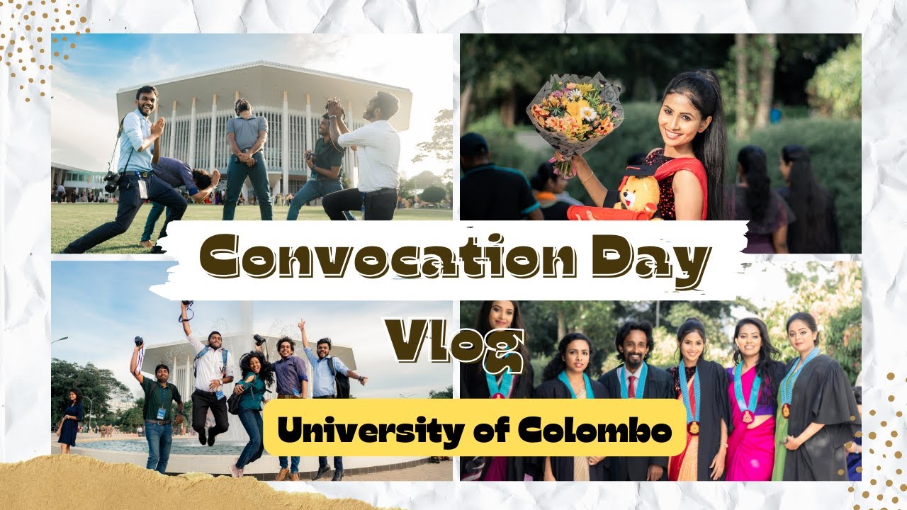 Day Vlog 16 : University Vlog | Convocation එකක් බලන්න යමු | University ...
