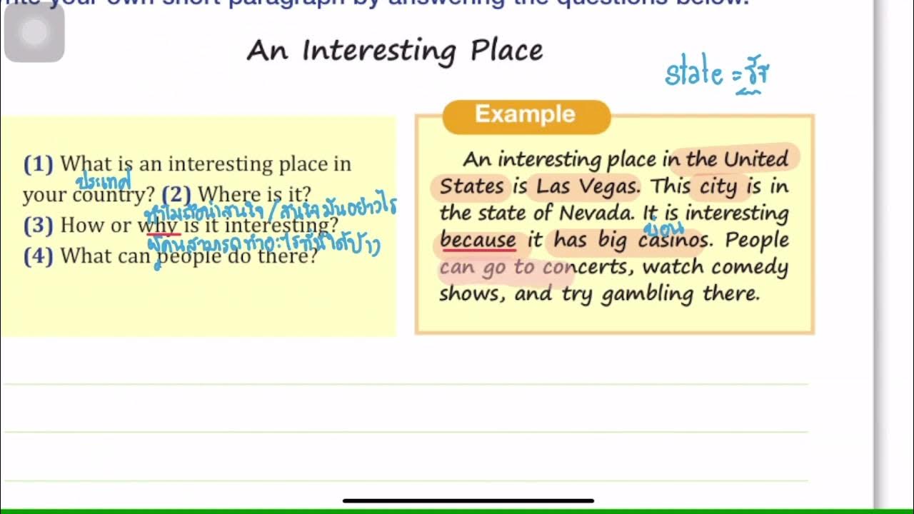 Writing An Interesting Place - YouTube