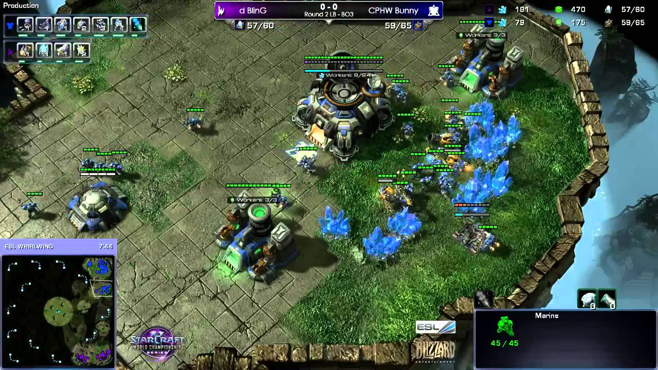 Bunny vs BlinG Game 1 WCS Season 2 2013 Challenger League Group F ...