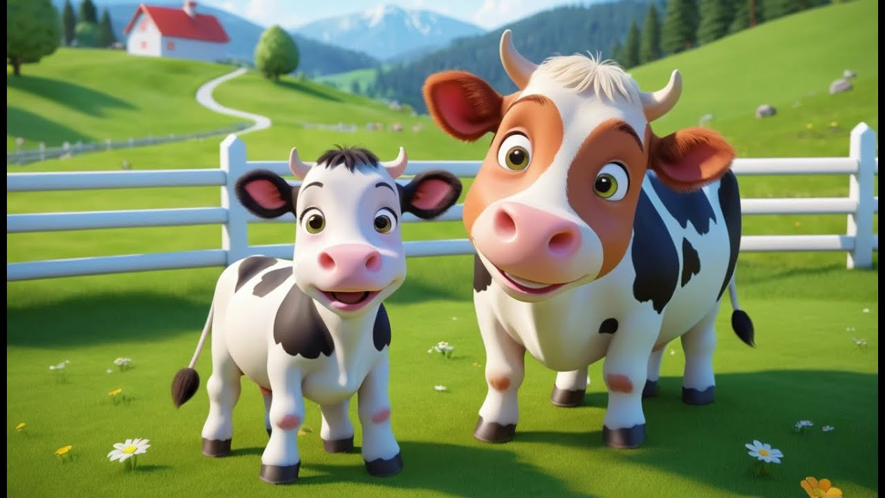 Baby Cow Say Moo Moo Moo | Fun Cow Song for Kids | Mooing Adventure ...