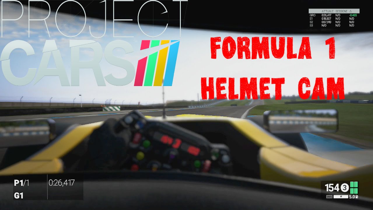 PROJECT CARS - FORMULA 1 - HELMET CAM - CHE REALISMO!!! - YouTube