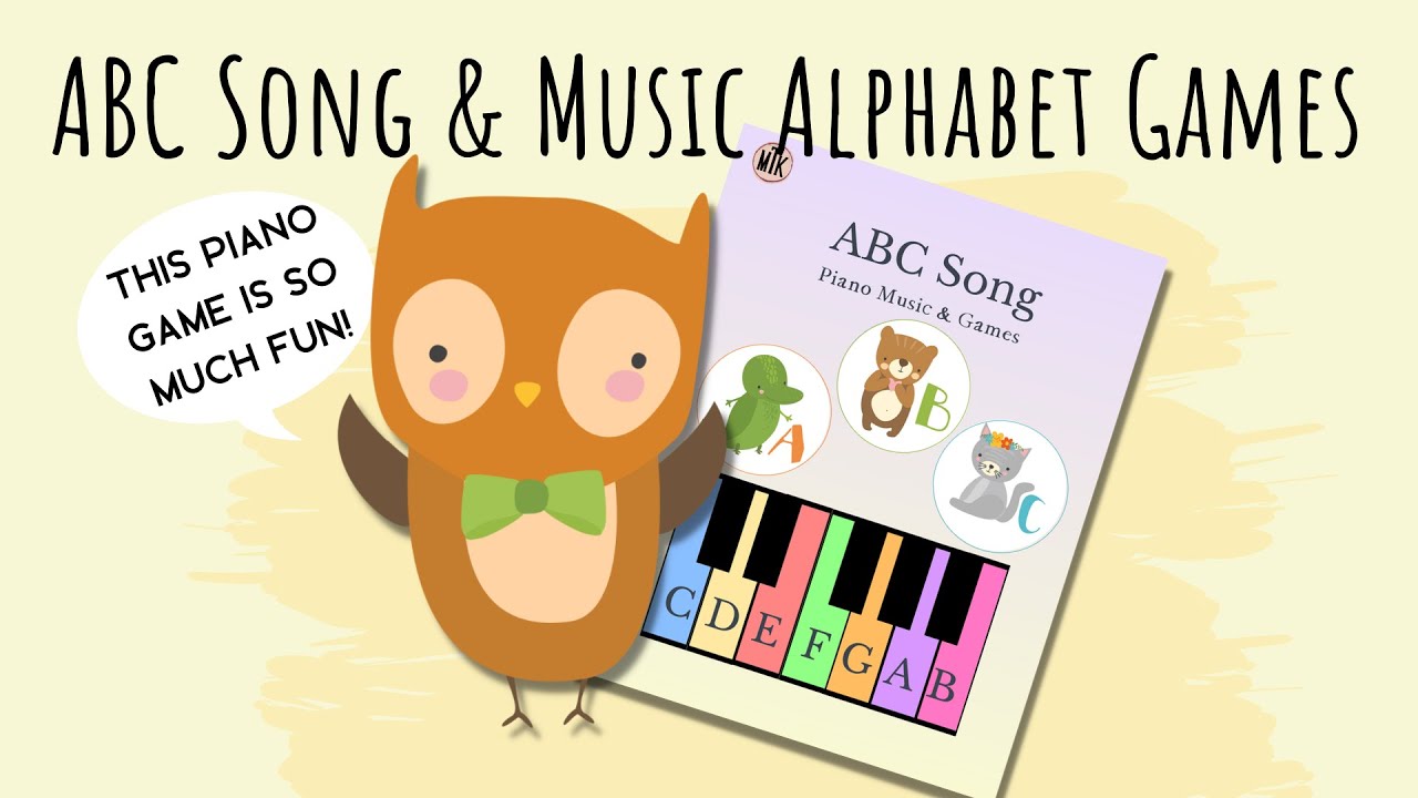 ABC Song and Piano Games for Beginners - YouTube