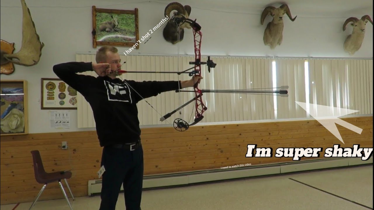 I haven't shot a bow in 2 months! How bad did I shoot? - YouTube
