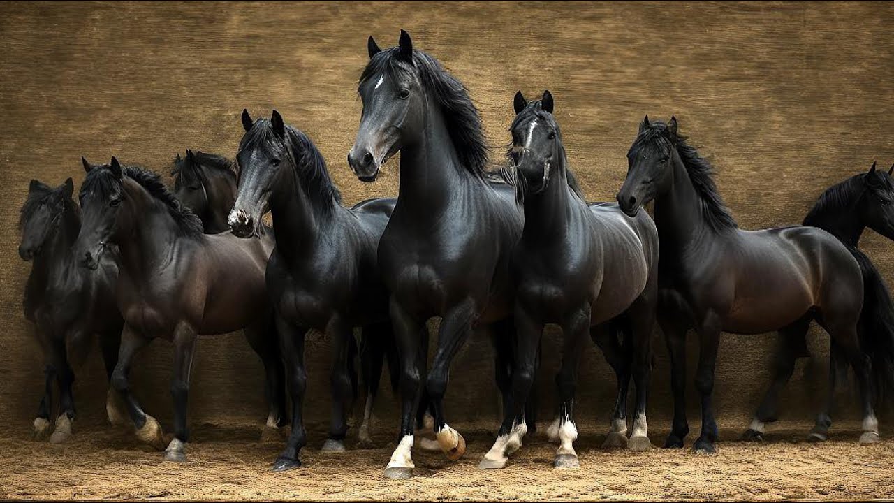 Friesian Horse Norbert 444 - YouTube