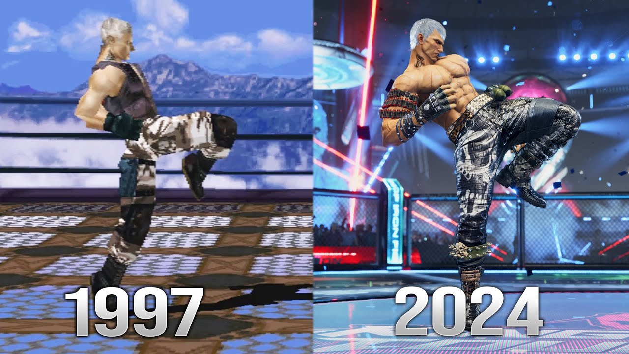 Evolution of Bryan High Knee Kick Combo (Tekken 3~8) - YouTube