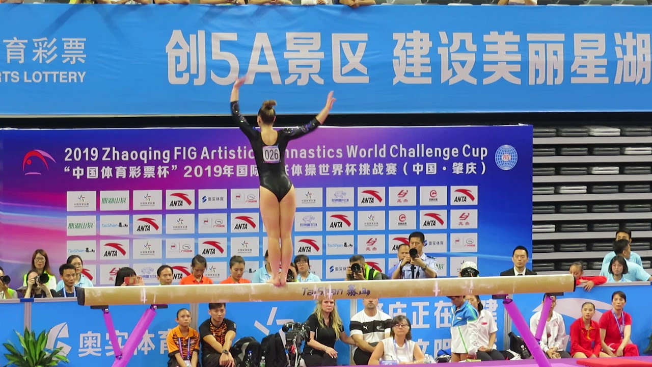 Isabella Brett (NZL) - BB Qual - 2019 FIG World Challenge Cup Zhaoqing ...
