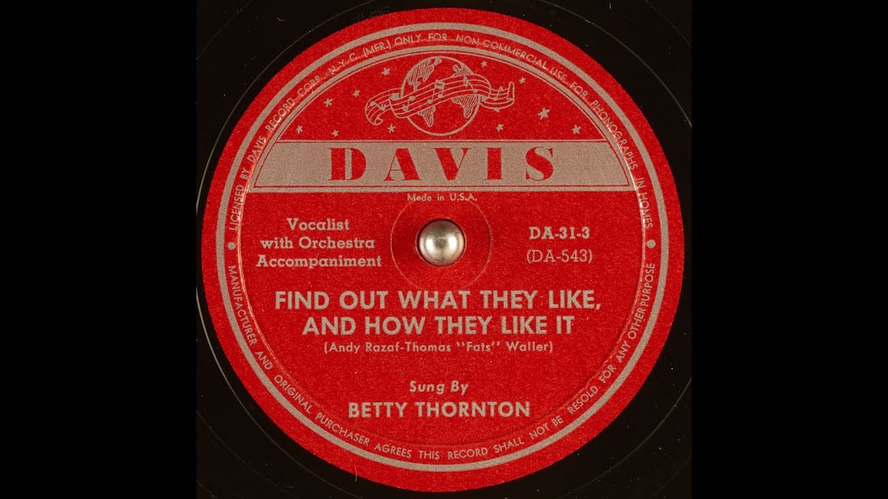 DA-31-3 - Find Out What They Like, And How They Like It - Betty ...