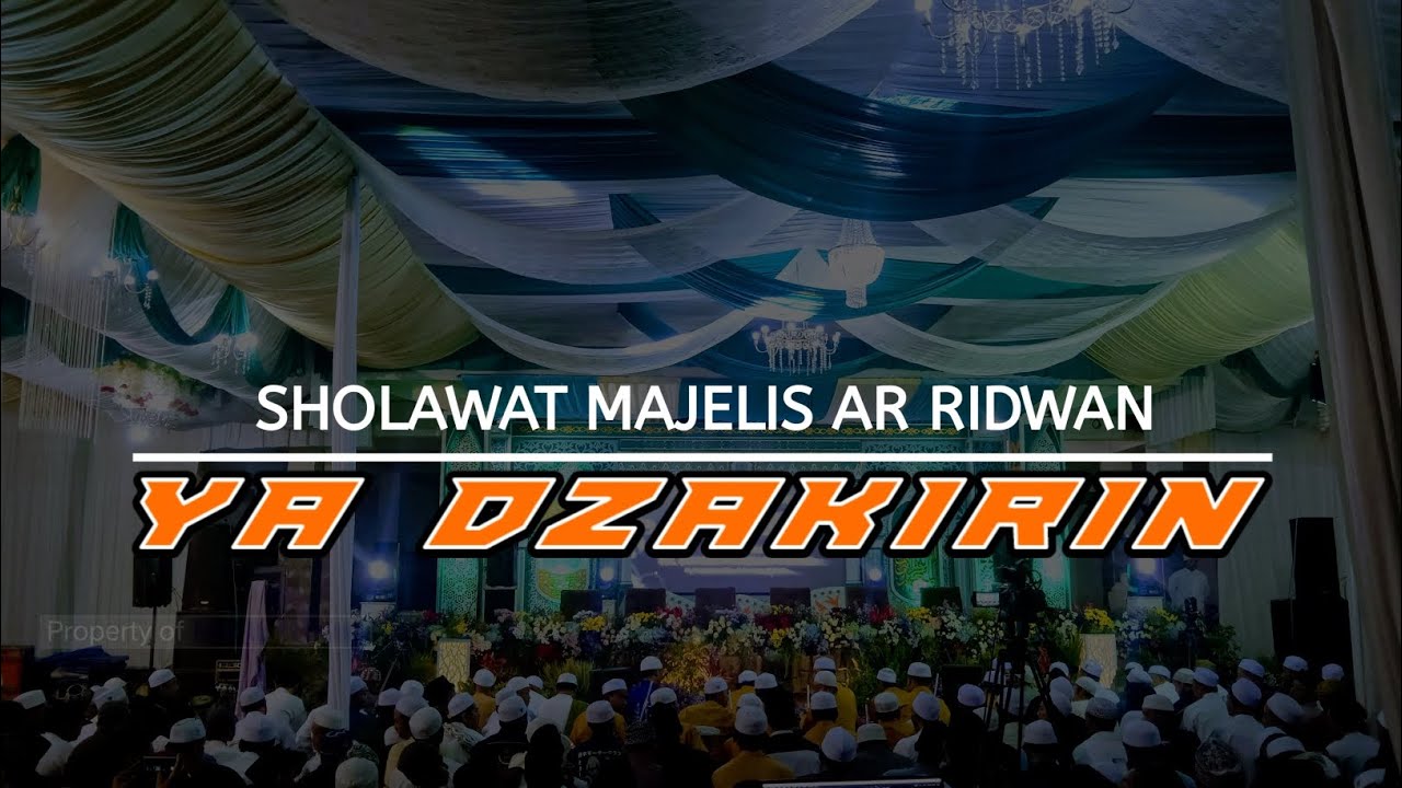 Sholawat Majelis Ar-Ridwan | Ya Dzakiriin full lirik Arab - YouTube