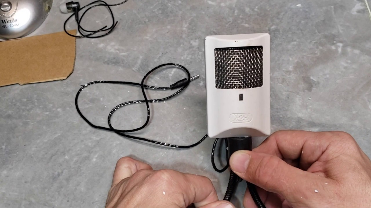 COMO HACER 👉 Microfono 🎤 Casero 🛠 CON auriculares de Celular Para GAMER ...