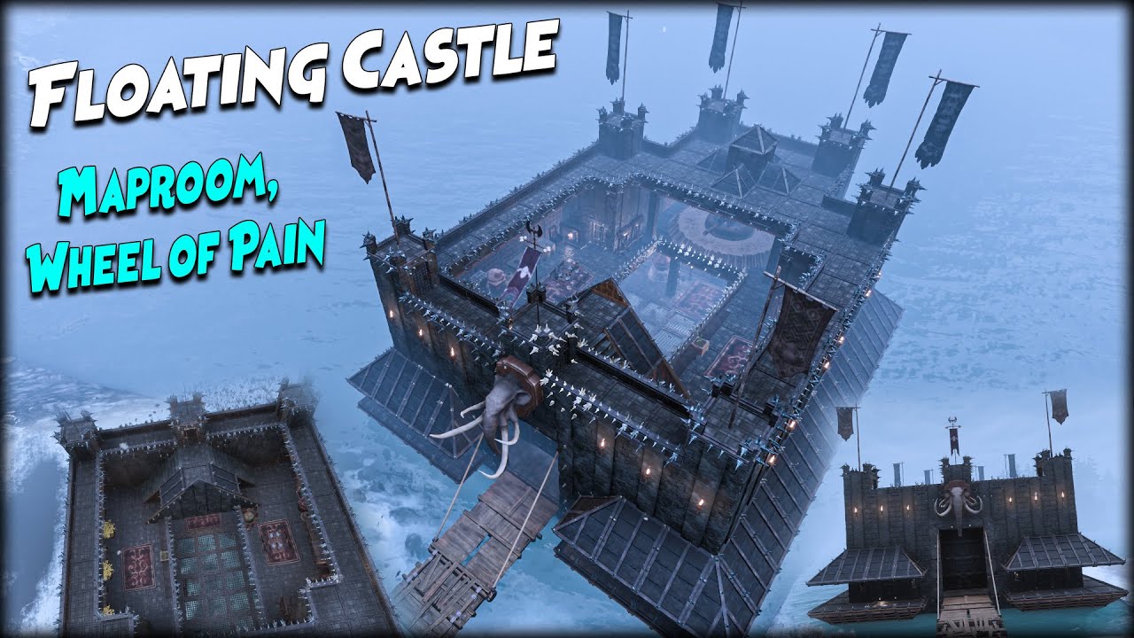 Floating Castle | Maproom, Wheel of Pain | Conan Exiles - YouTube