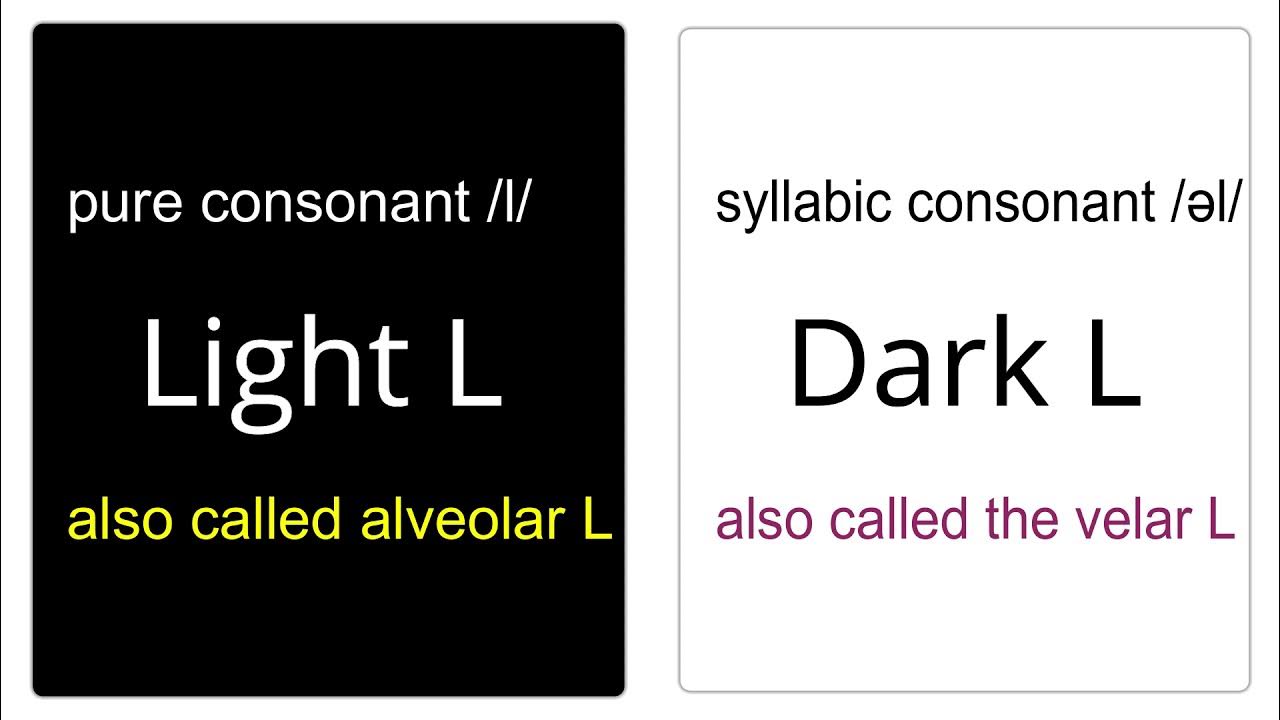 Light L and Dark L - YouTube