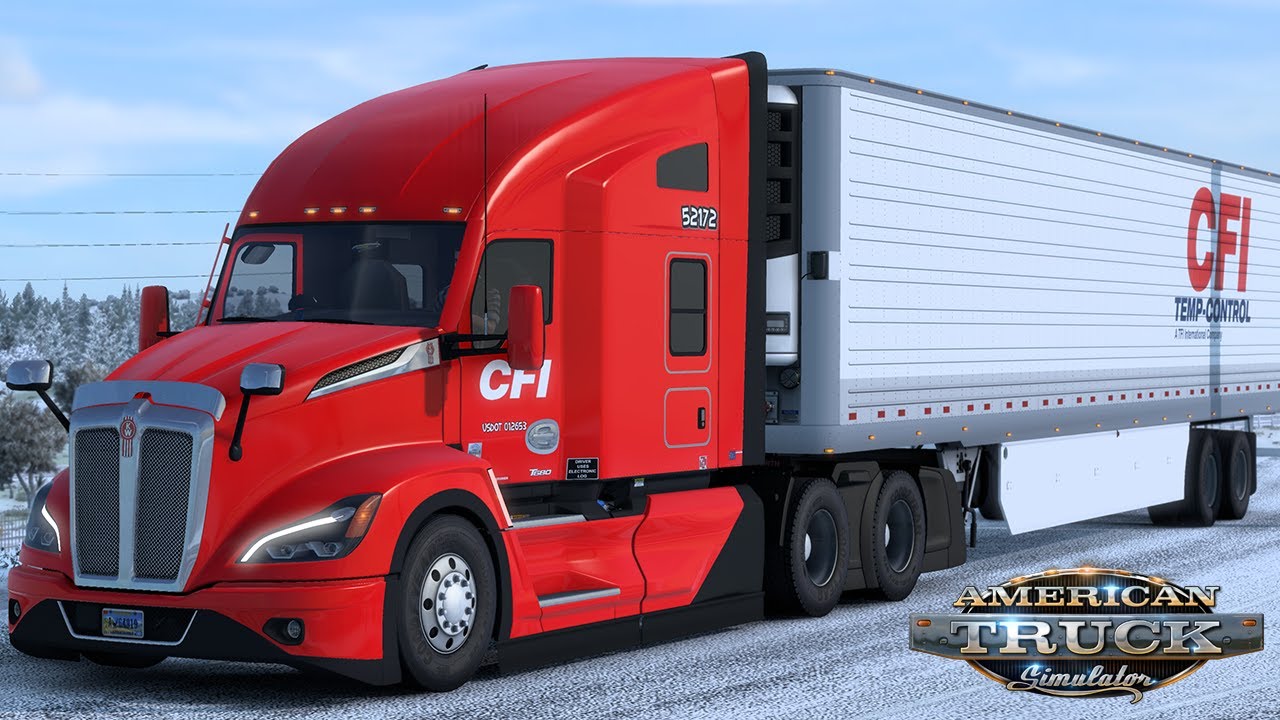 Next Gen CFI In The Snow - American Truck Simulator - YouTube