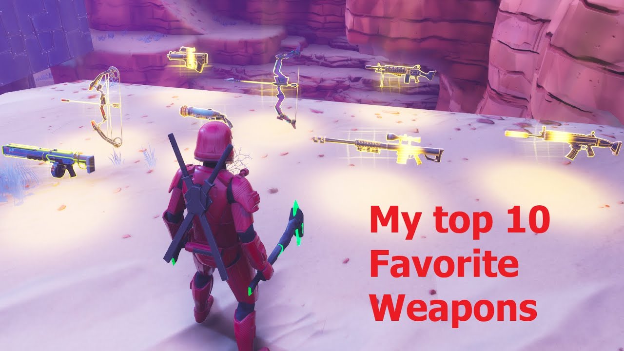 My Top 10 Favorite STW Weapons - YouTube