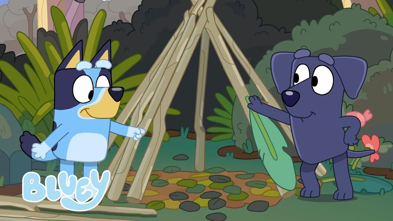 Bluey in Hindi | Camping with Bluey 🏕️💙 | देखिये Hindi Cartoon for Kids 💙 🇮🇳 - YouTube