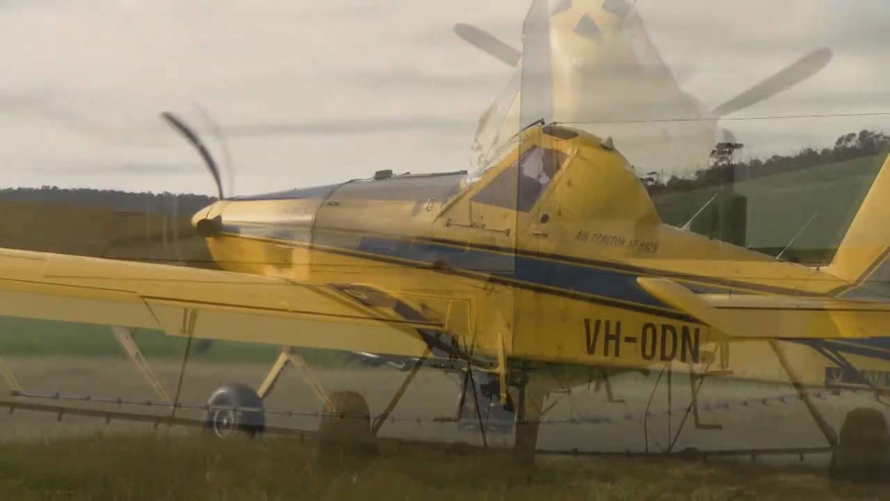 Air tractor 502 and 801 crop dusting aerotech cummins - YouTube