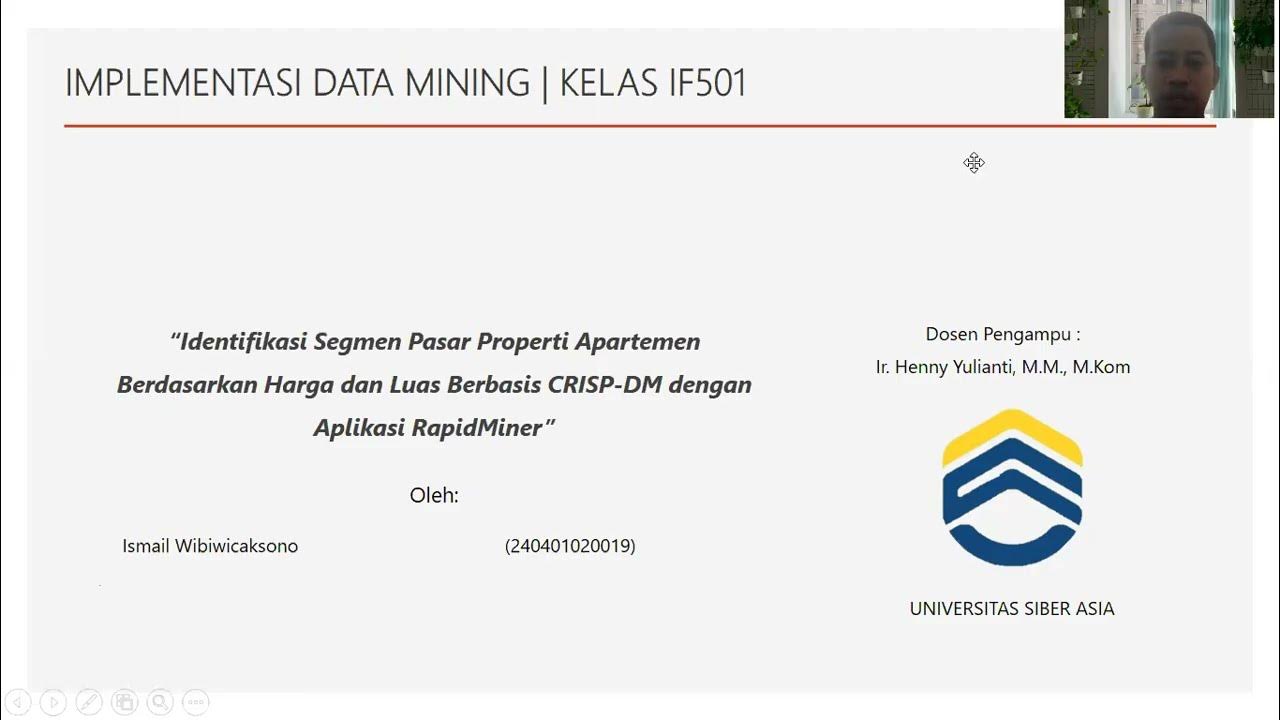UAS Data Mining KMeans CRISP DM - YouTube