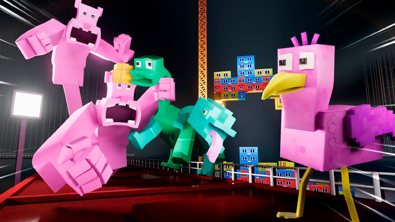 HUNKY JAKE vs CHAMATAKI & TAMATAKI in Garten Of BanBan Chapter 4 ...