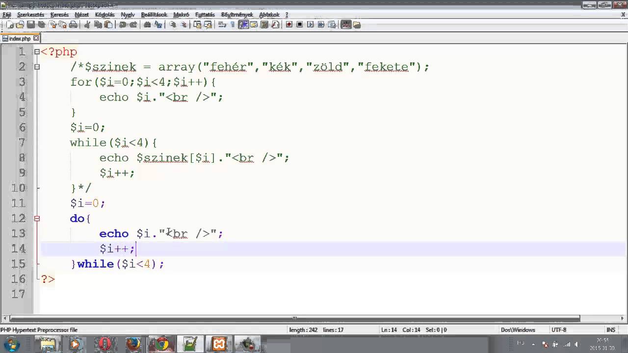 PHP 15 - do while ciklus - YouTube