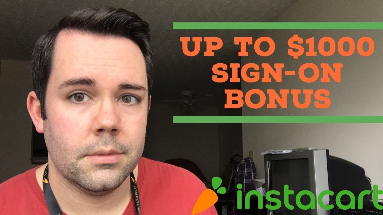 First Day as an Instacart Shopper (Sign-Up Bonus) - YouTube