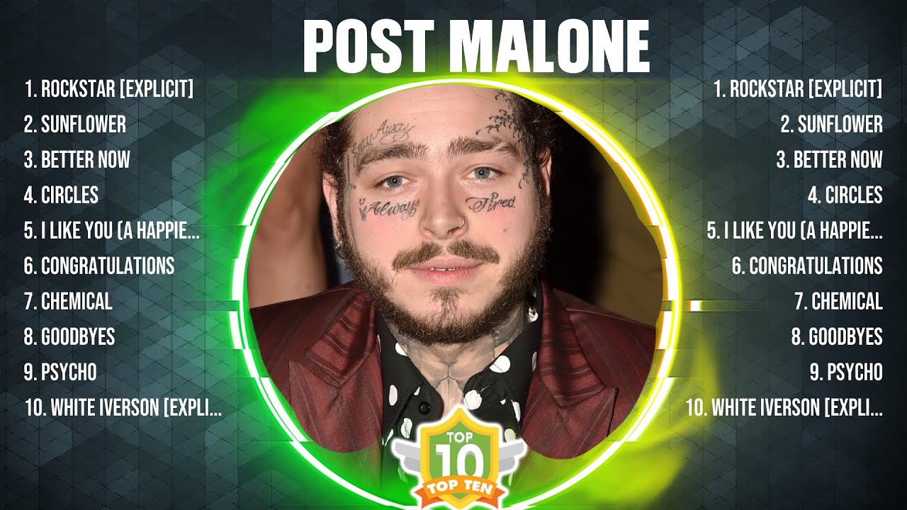 Post Malone Mix Top Hits Full Album ️ Full Album ️ Best 10 Hits ...