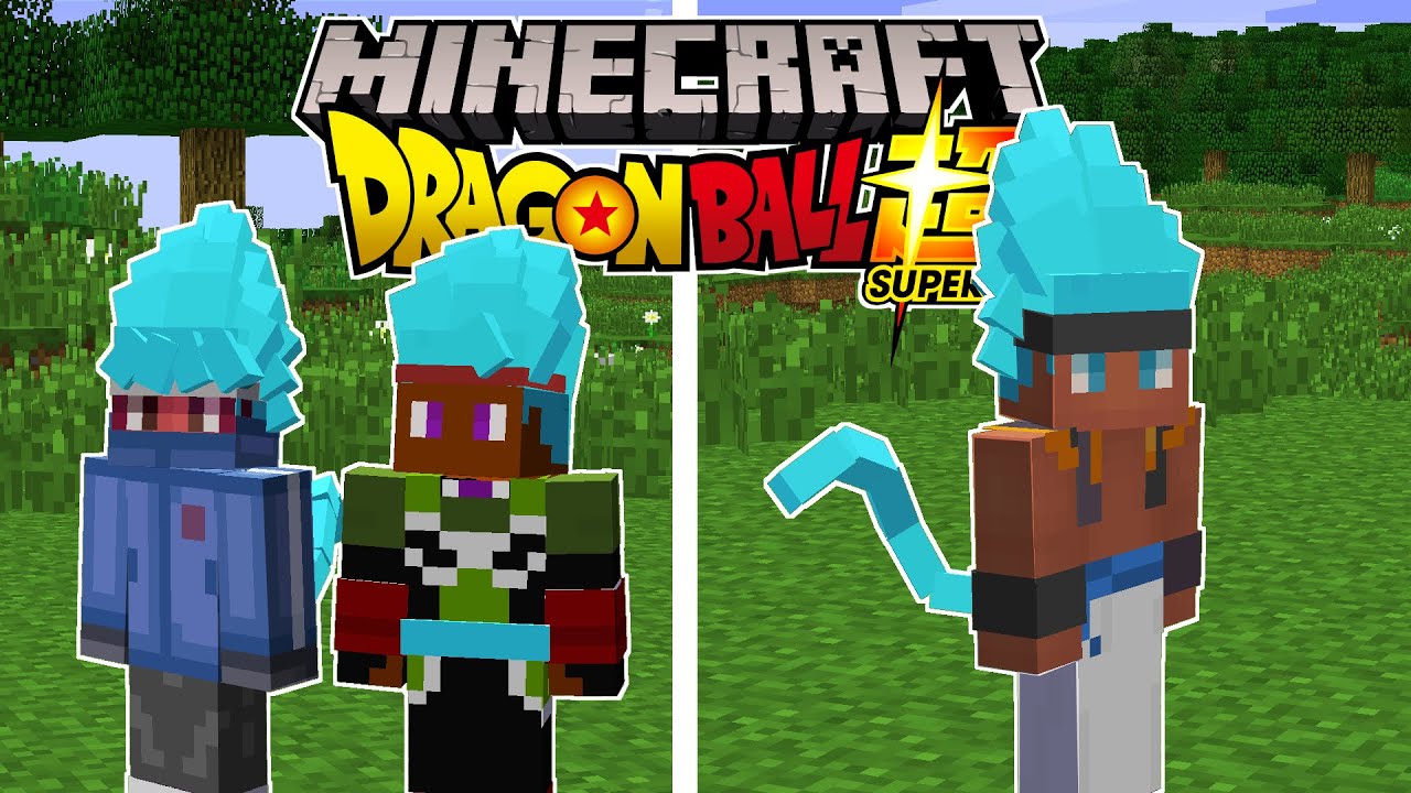 We used Super Saiyan Blue Fusion in Dragon Ball Z Minecraft - YouTube