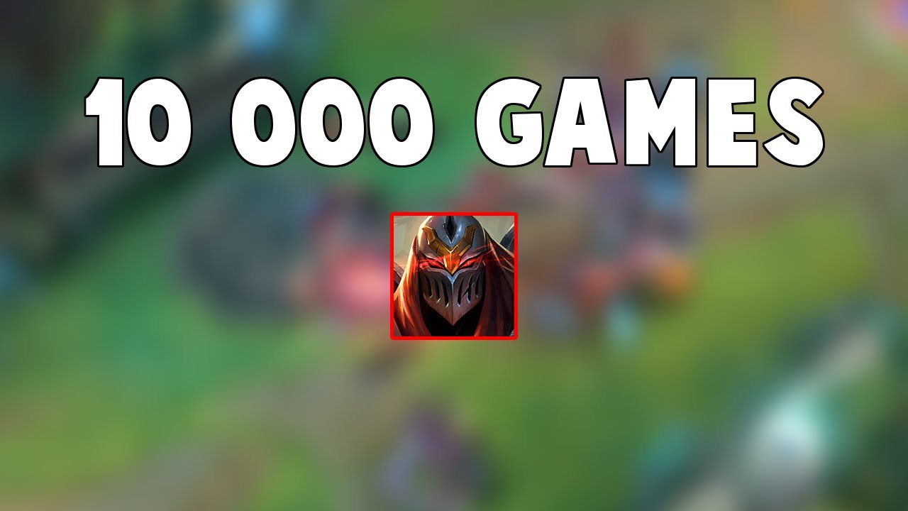 What 10 000 Zed Games Look Like? Watch! | Funny LoL Series #928 - YouTube
